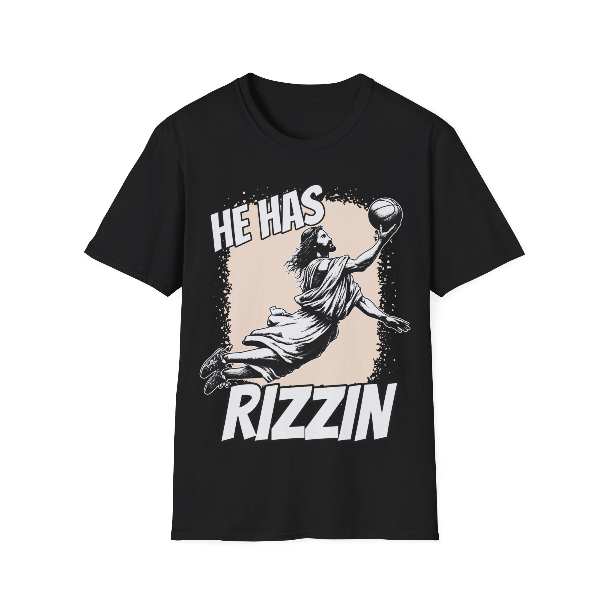 Jesus Has Rizzen Shirt, He is Rizzen Jesus Rizz Shirt, Funny Jesus Meme ...