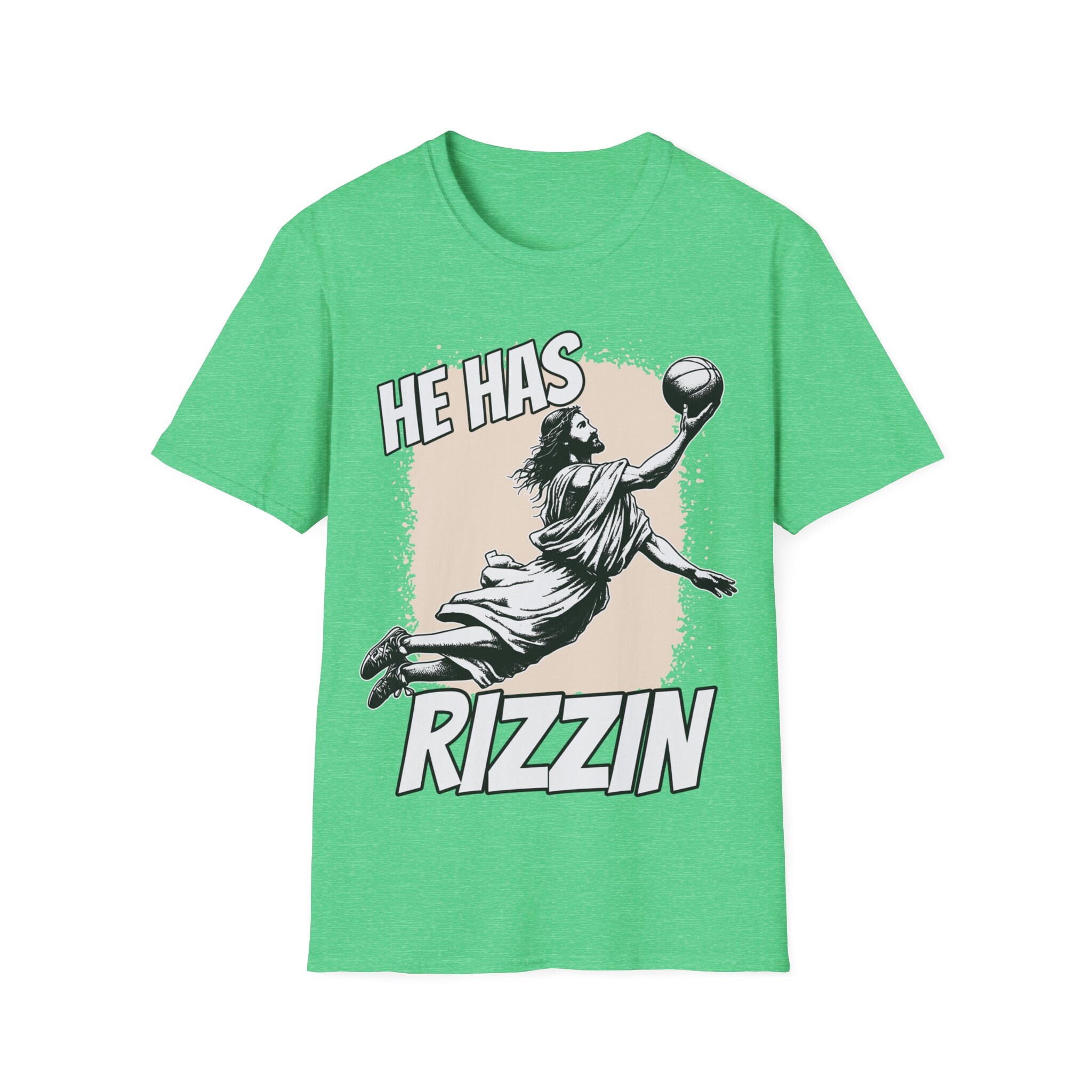 Jesus Has Rizzen Shirt, He is Rizzen Jesus Rizz Shirt, Funny Jesus Meme ...