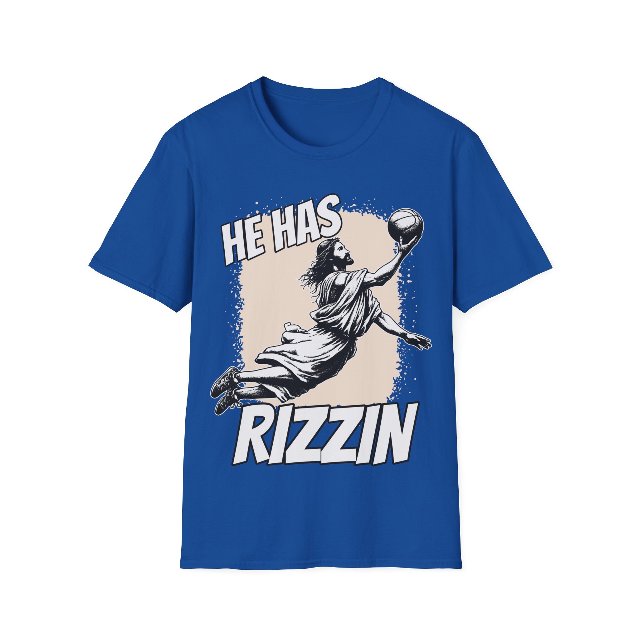 Jesus Has Rizzen Shirt, He is Rizzen Jesus Rizz Shirt, Funny Jesus Meme ...