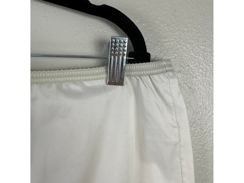 Vtg 60s Komar Long White Half Slip Skirt L Antron III Nylon Ankle ...