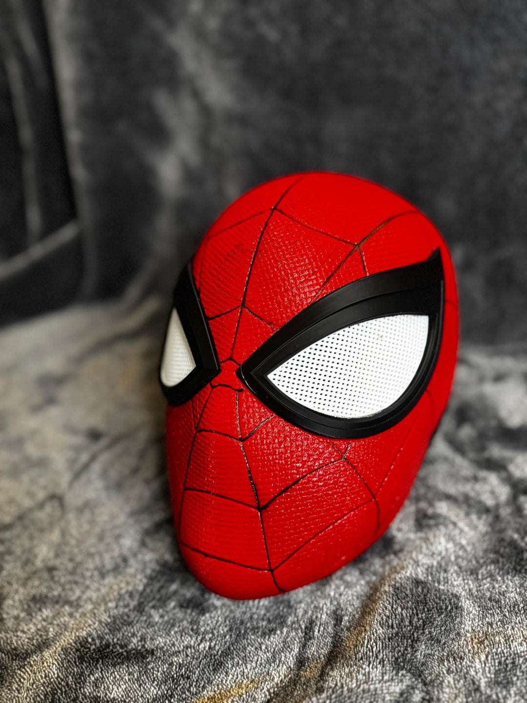 Spider-man Cosplay Mask Authentic Replica - Etsy