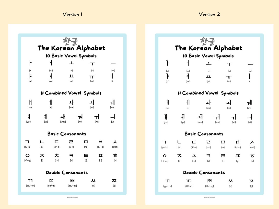 Korean Writing Practice Workbook Study Pack Hangul Alphabet - Etsy