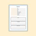 Digital K-drama Review Journal Inserts Printable Kdrama Planner Insert ...