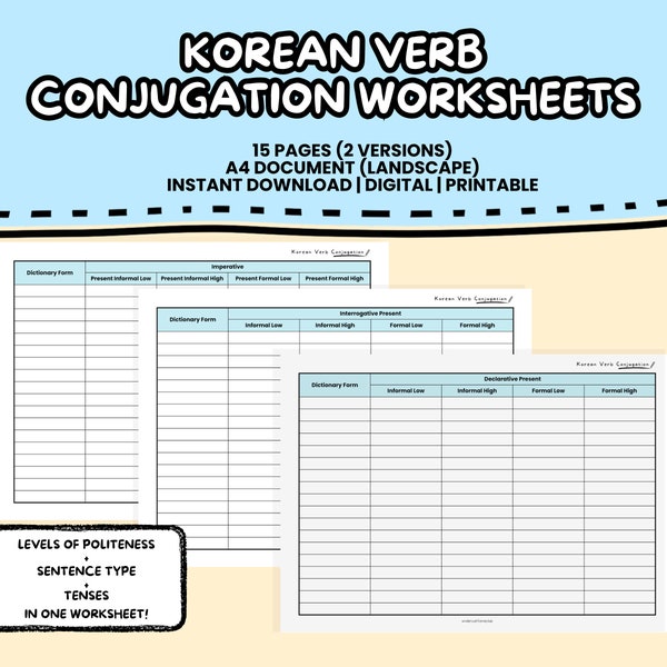 Korean Language Pack - Etsy