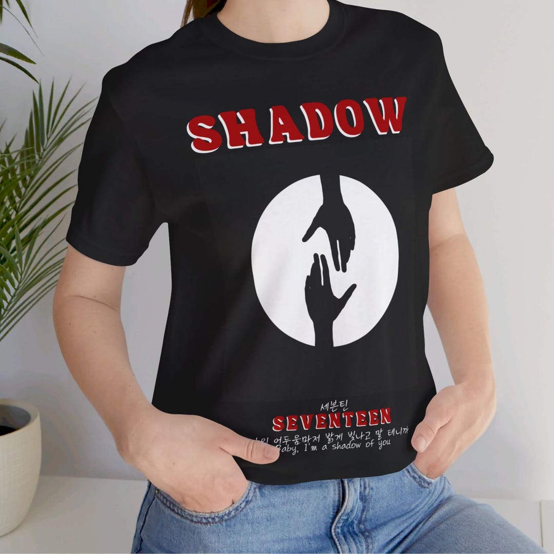 Seventeen Shadow Kpop Shirt, SVT K-pop Unisex Tshirt, K Pop Fan Carat T ...