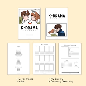 Digital K-drama Journal | Printable Kdrama Planner | Goodnotes ...