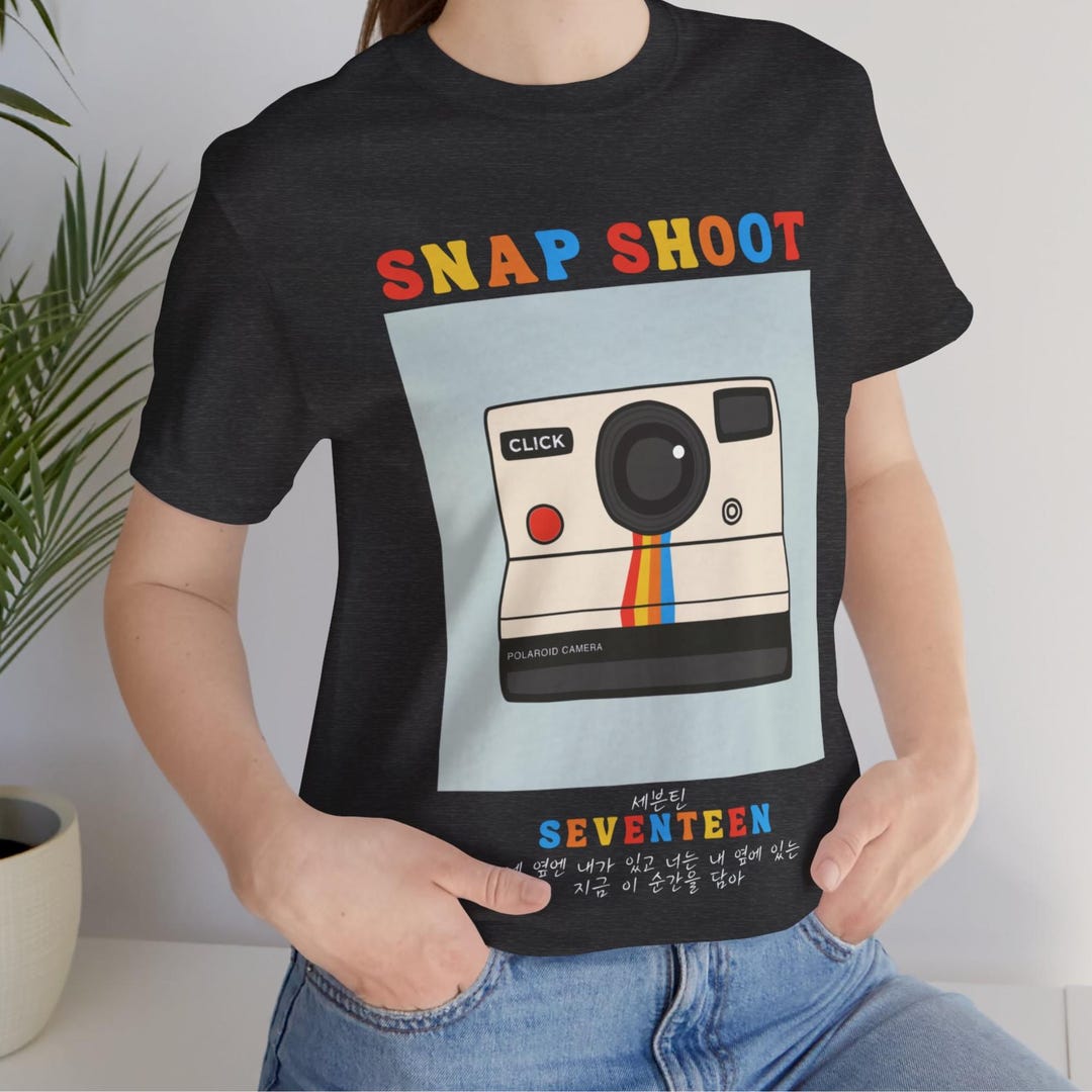 Snap Shoot Seventeen Kpop Shirt, SVT K-pop Unisex Tshirt, K Pop Fan ...
