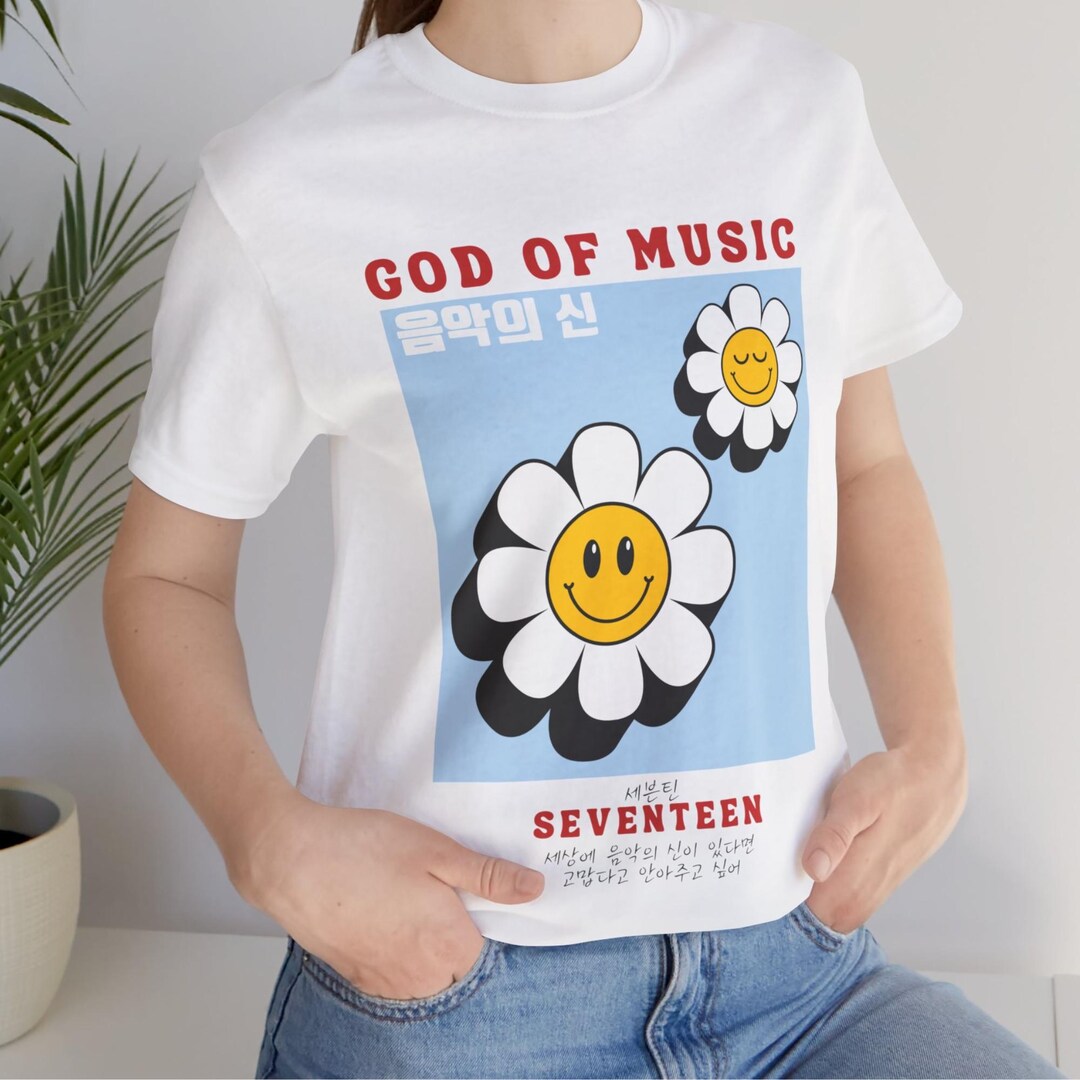God of Music Seventeen Kpop Shirt, SVT K-pop Unisex Tshirt, K Pop Fan ...