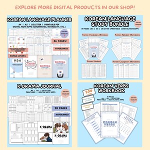 COMPLETE Korean Numbers Workbook Printable | Sino & Native Number ...