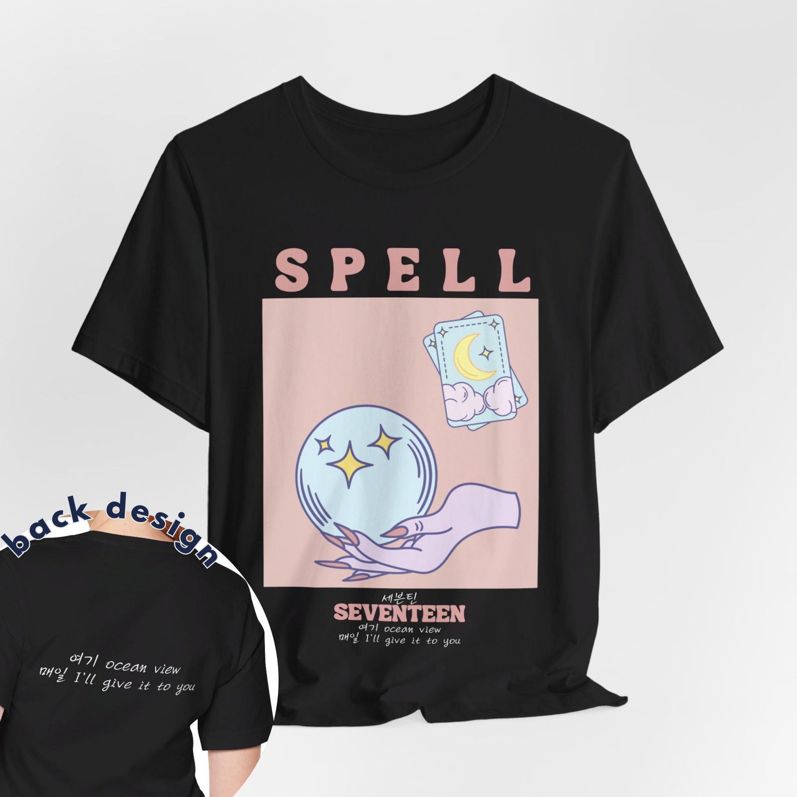 Seventeen Spell Kpop Shirt, SVT K-pop Unisex Tshirt, K Pop Fan Carat T ...