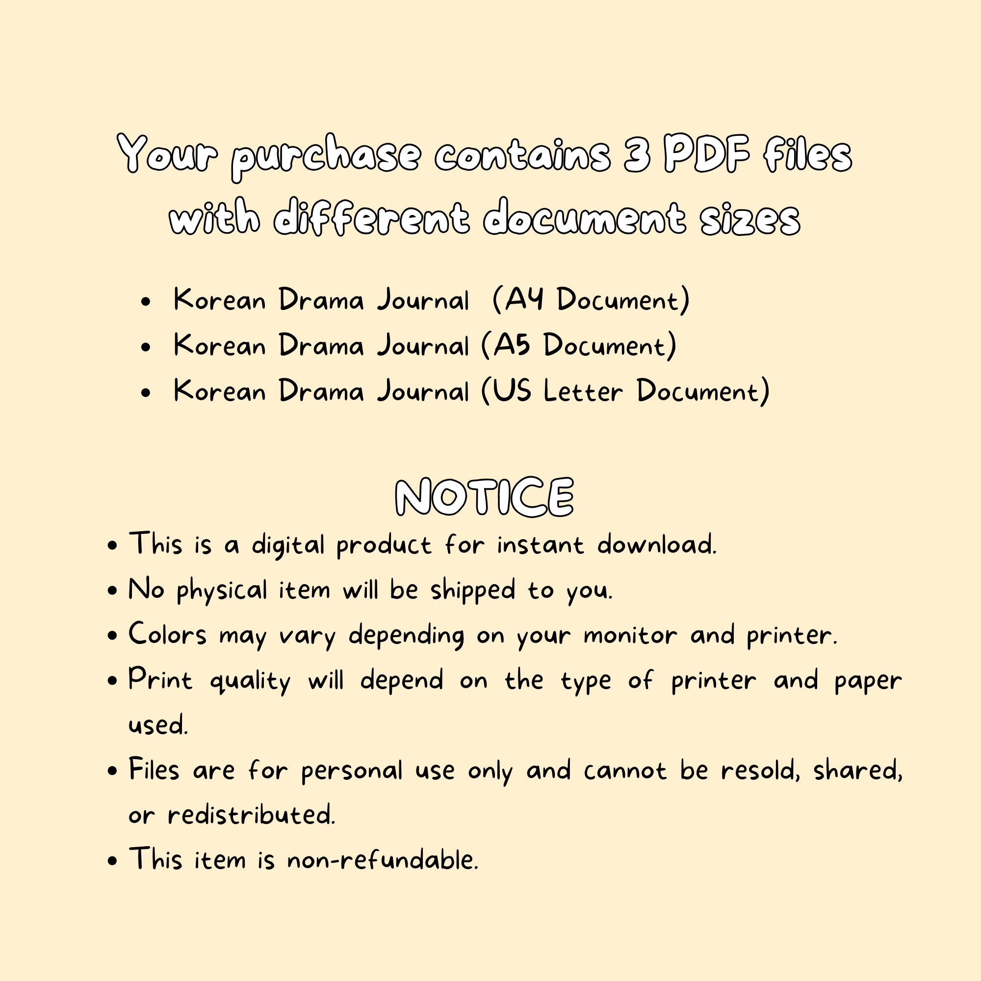 Digital K-drama Journal Printable Kdrama Planner Goodnotes & Notability ...