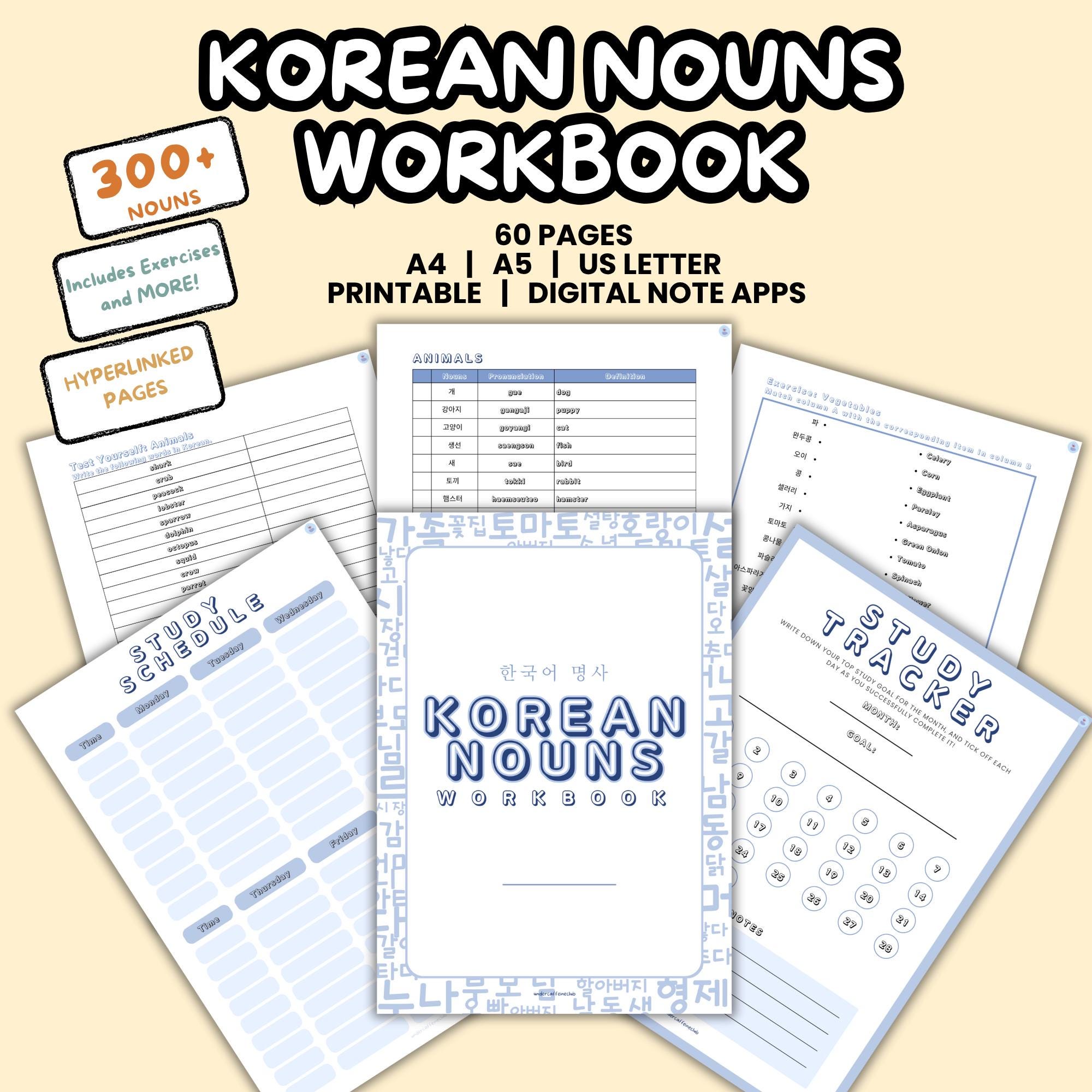 ULTIMATE BUNDLE Korean Language Learning Materials | Workbook Study ...
