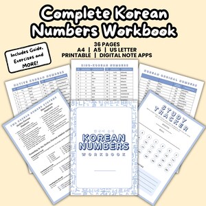 ULTIMATE BUNDLE Korean Language Learning Materials | Workbook Study ...