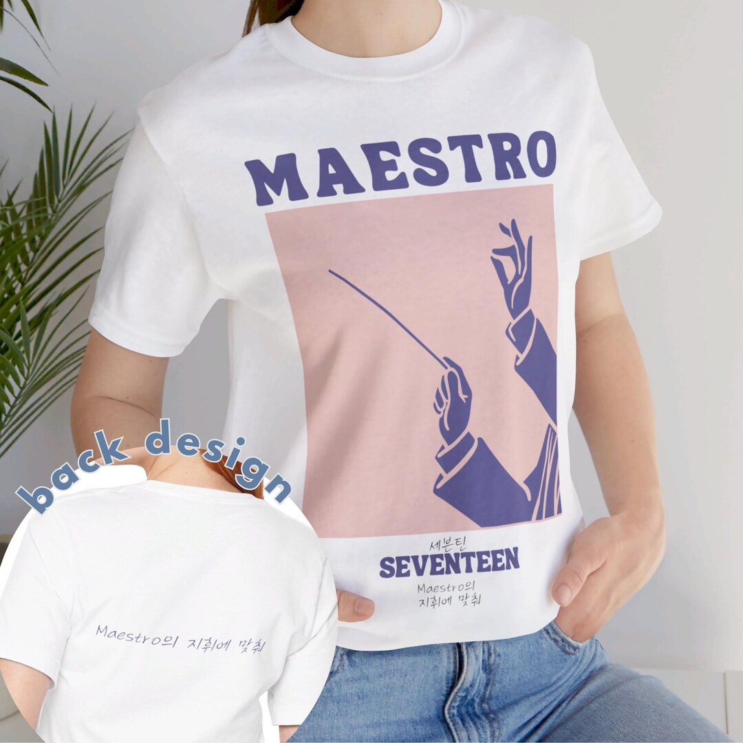 Seventeen Maestro Kpop Shirt, SVT K-pop Unisex Tshirt, K Pop Fan Carat ...