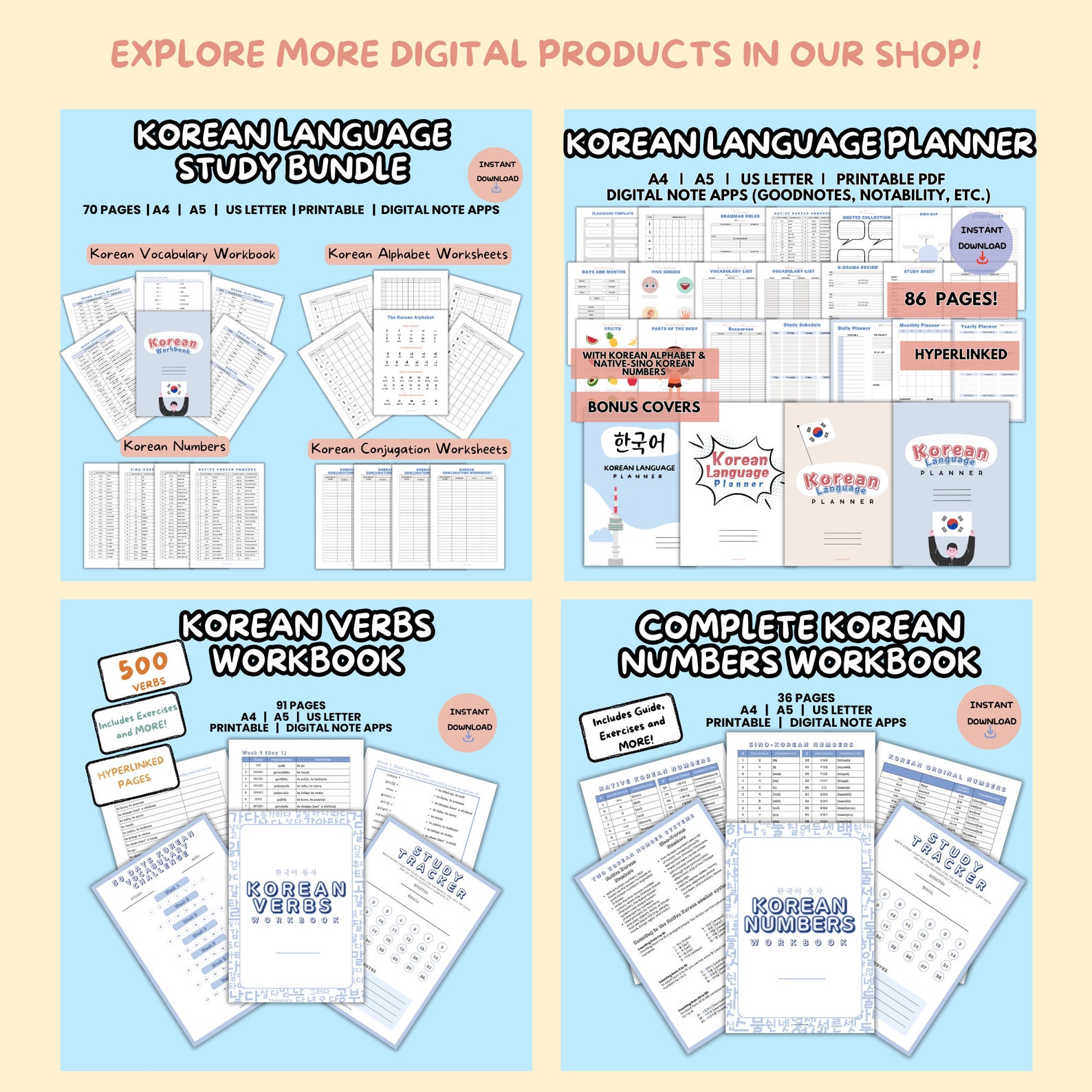 Digital K-drama Journal | Printable Kdrama Planner | Goodnotes ...
