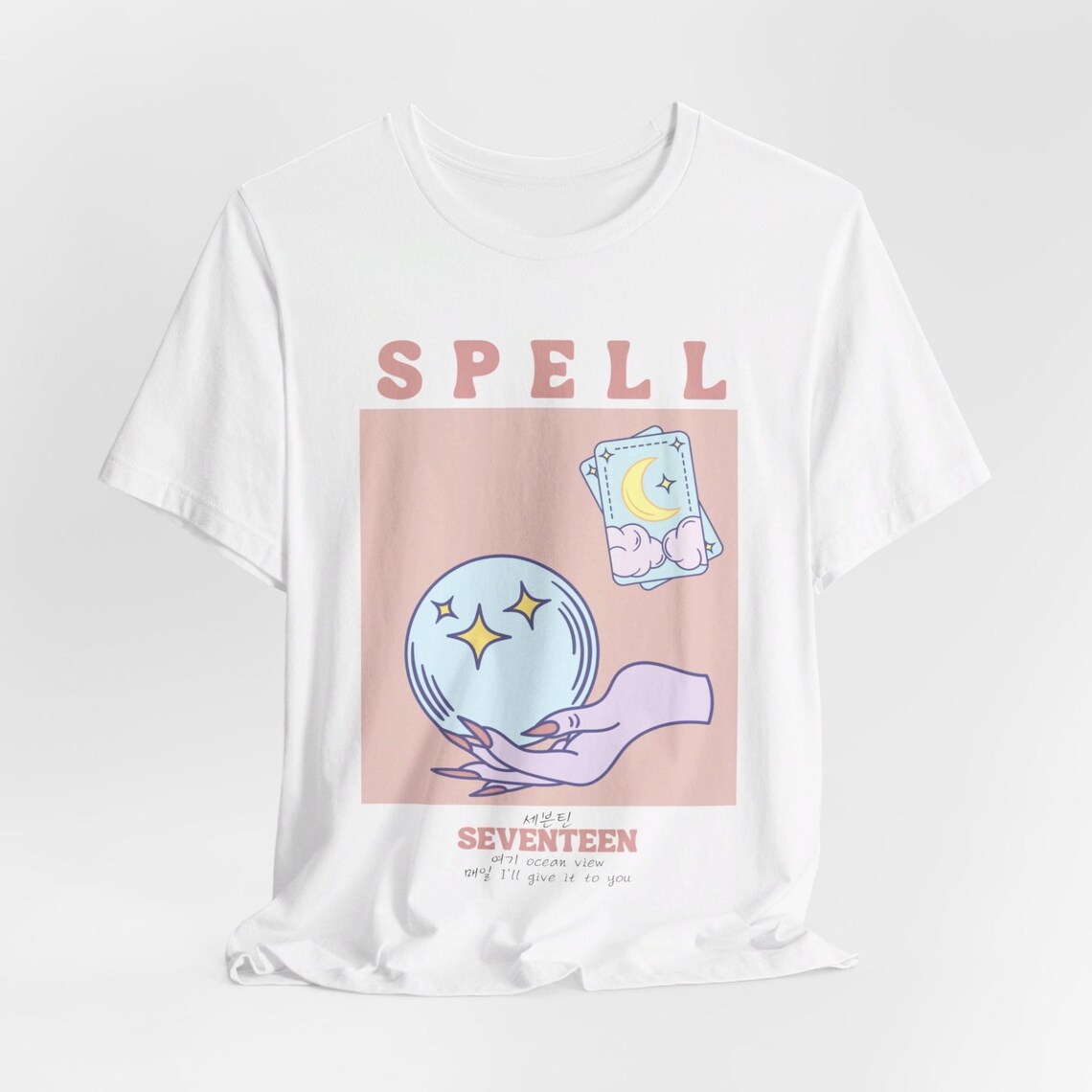 Seventeen Spell Kpop Shirt, SVT K-pop Unisex Tshirt, K Pop Fan Carat T ...