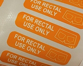 For Rectal Use Only Meme Oddly Specific Funny Sticker - Etsy