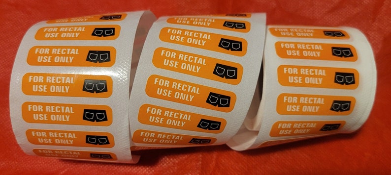 50 for Rectal Use Only Stickers. Make Everyone - Etsy