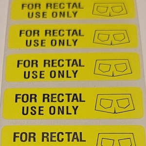 For Rectal Use Only Stickers. Make Everyone Smile With These Funny ...