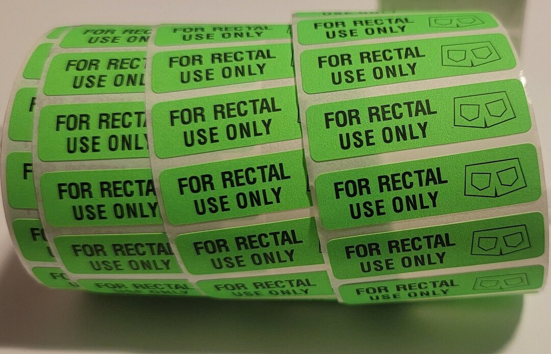 50 for Rectal Use Only Stickers. Make Everyone - Etsy