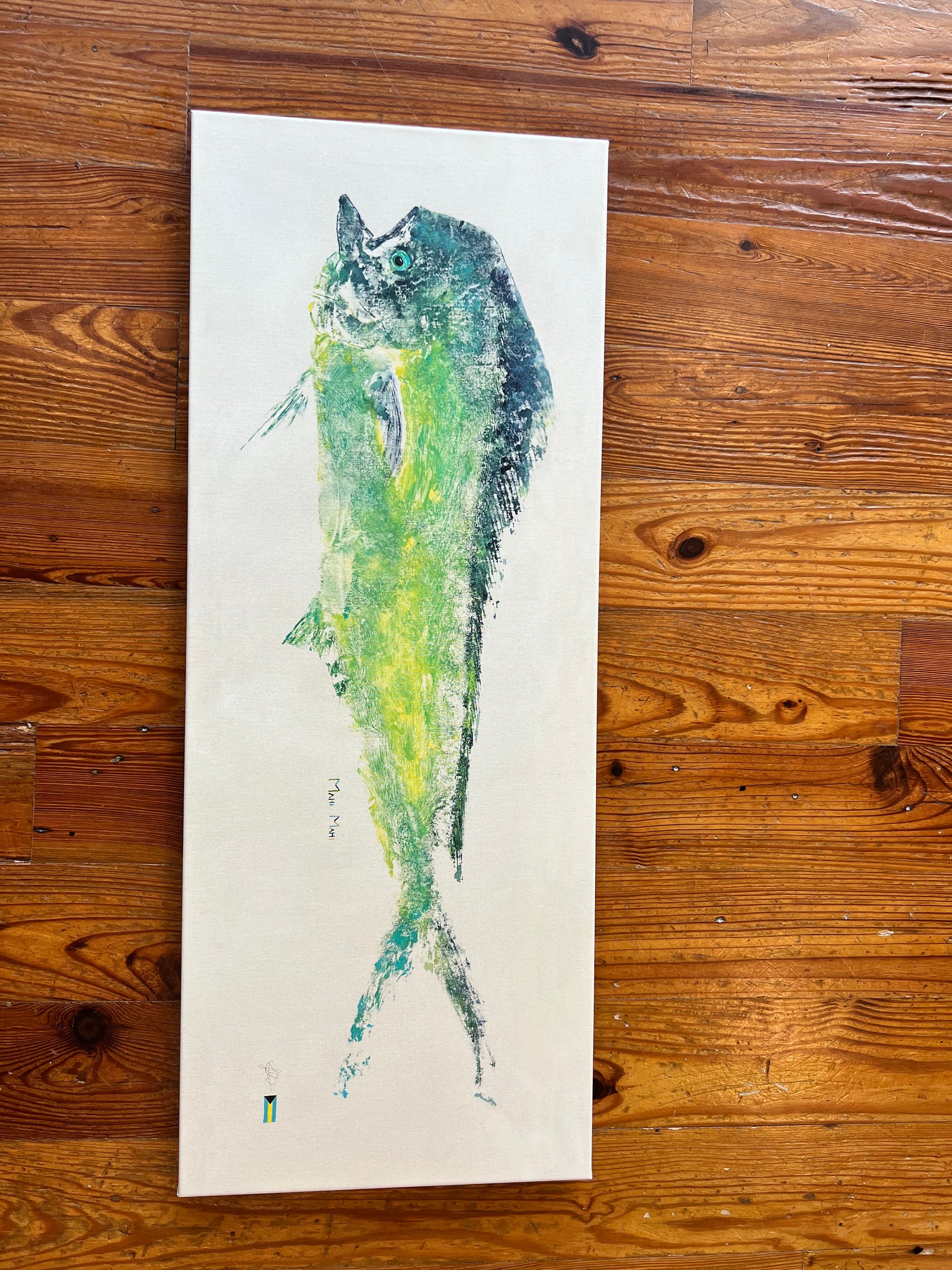 MAHI Fish Print, Mahi Taxidermy, Mahi Gyotaku, Fish Print Art, Swell ...