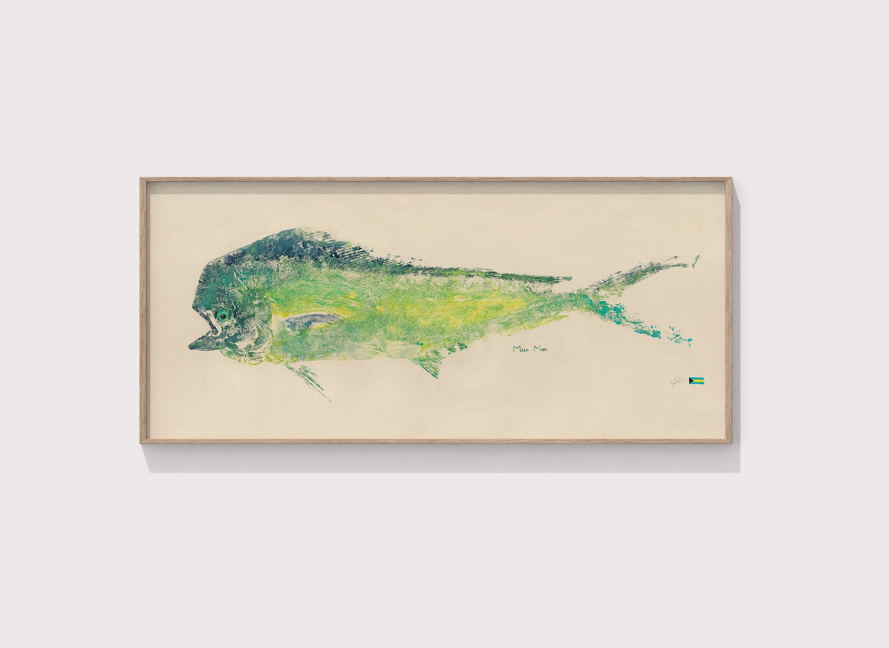 MAHI Fish Print, Mahi Taxidermy, Mahi Gyotaku, Fish Print Art, Swell ...
