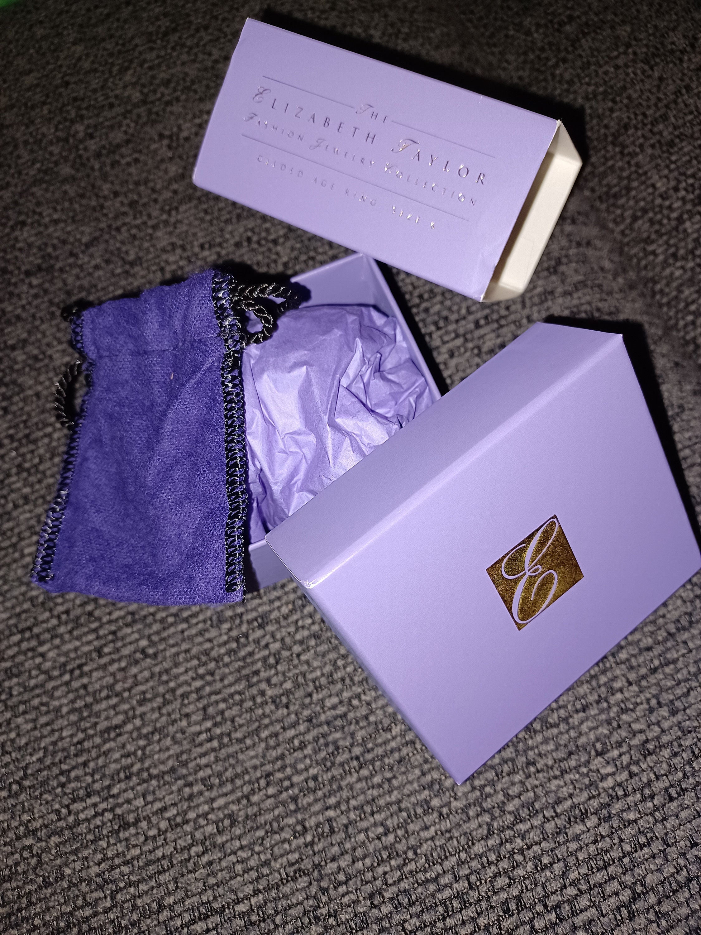 Elizabeth Taylor Avon Gilded Age Angel Ring - Etsy