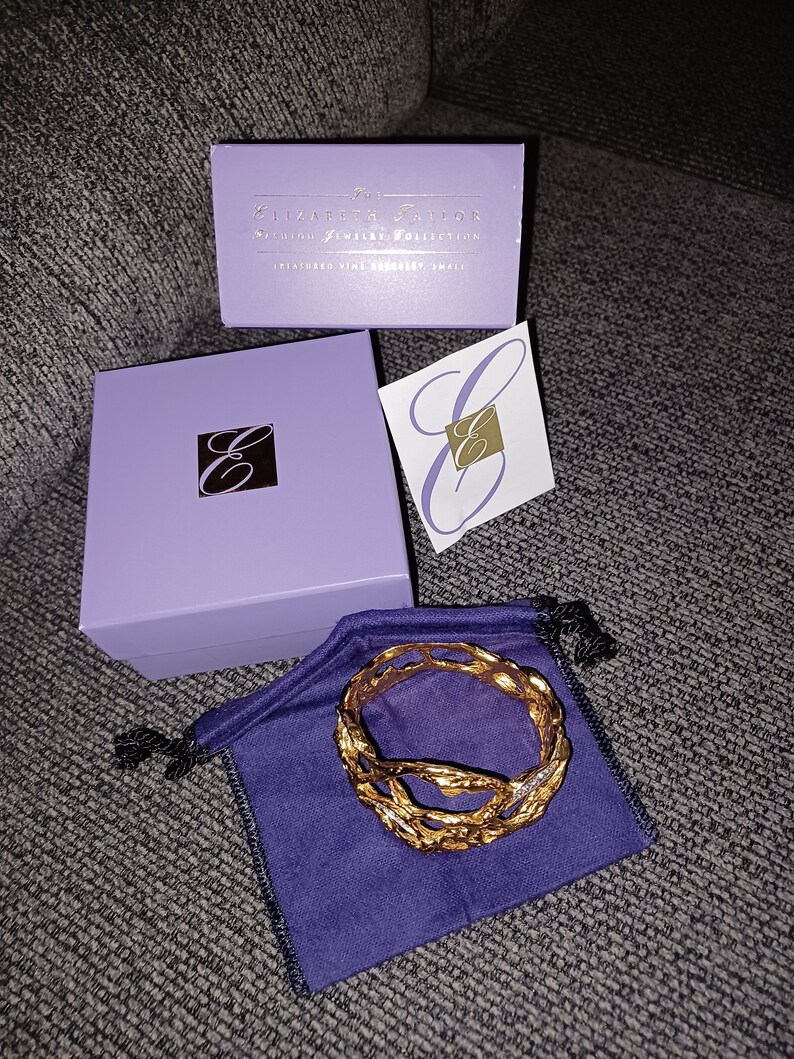 Elizabeth Taylor for Avon Treasured Vine Bracelet - Etsy