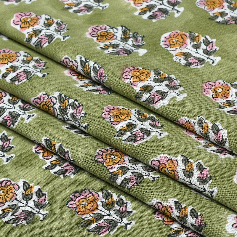 Indian Block Print Fabric - Etsy