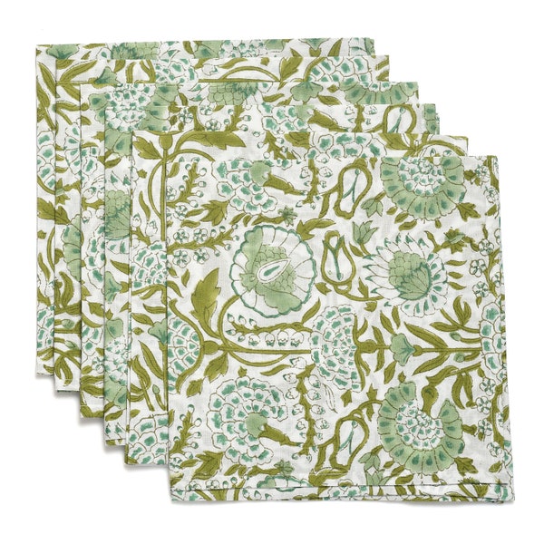 Block Print Napkins - Etsy