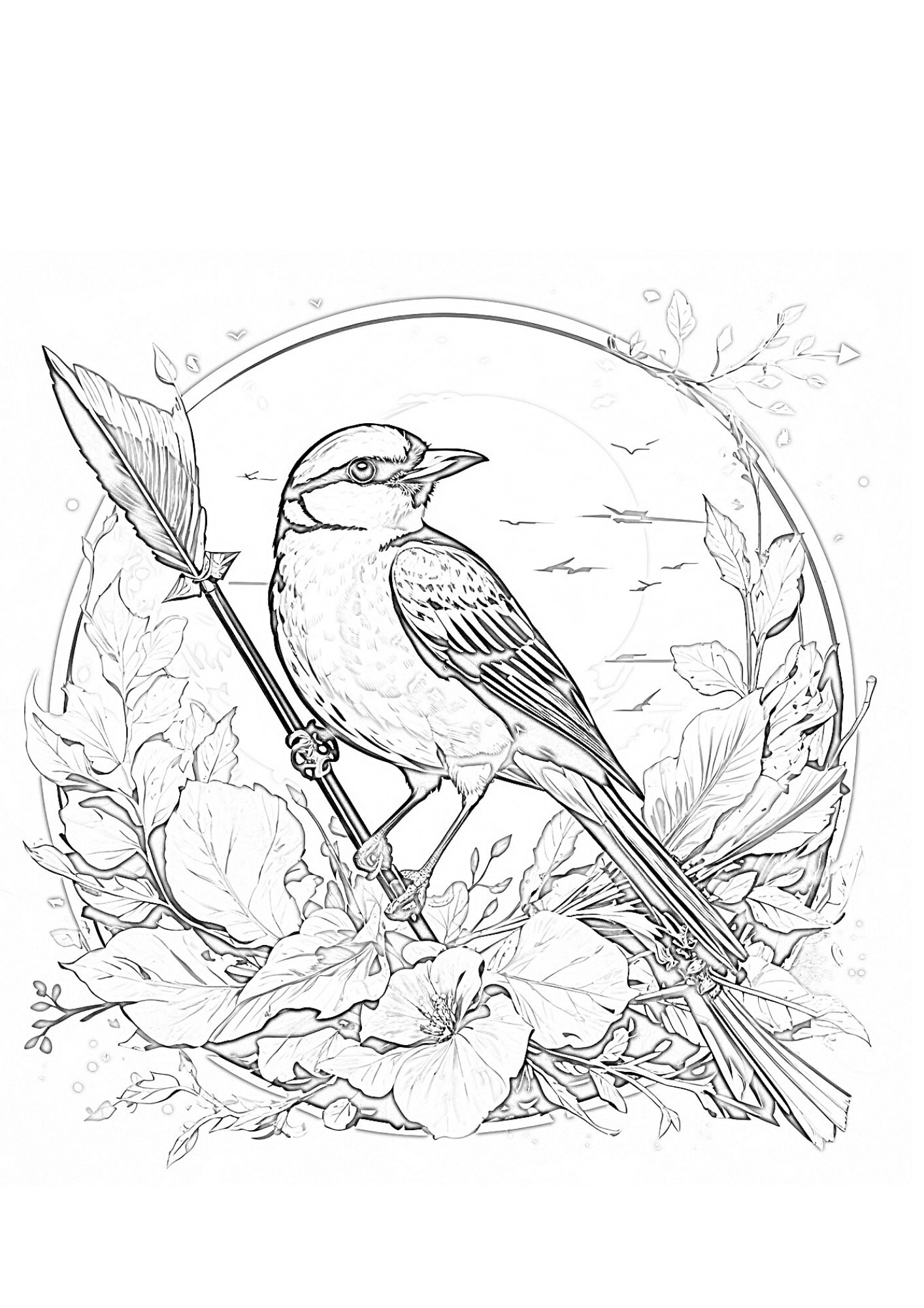 13 Creative Bird Instant Downloadable Digital Colouring Page - Etsy
