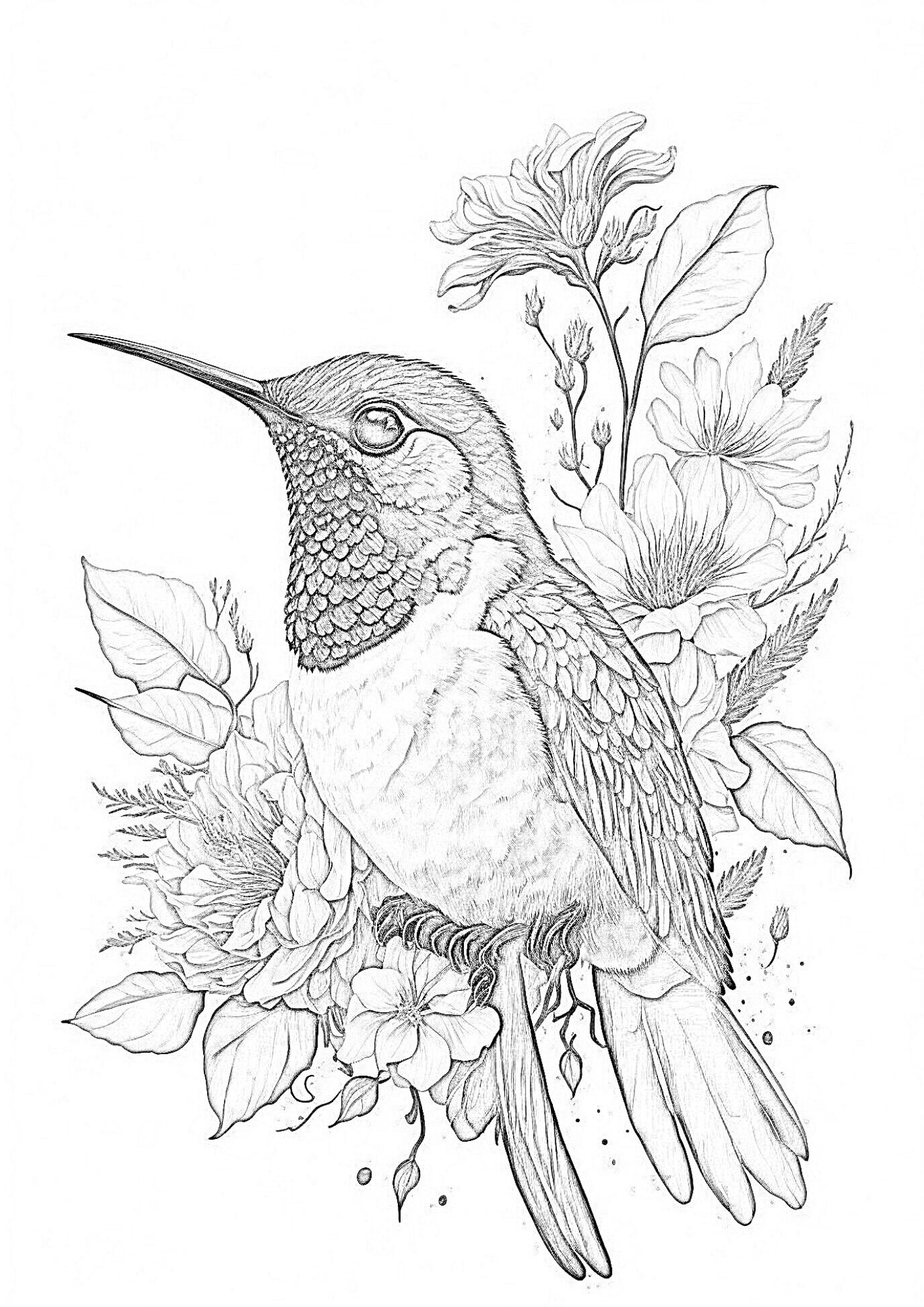 13 Creative Bird Instant Downloadable Digital Colouring Page - Etsy