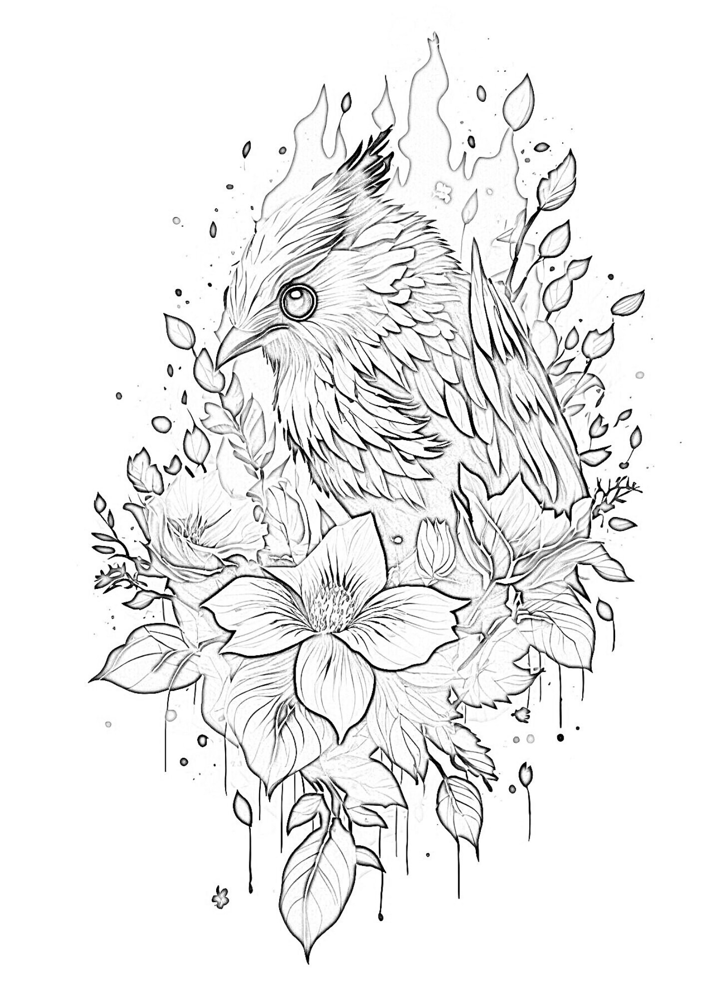 13 Creative Bird Instant Downloadable Digital Colouring Page - Etsy