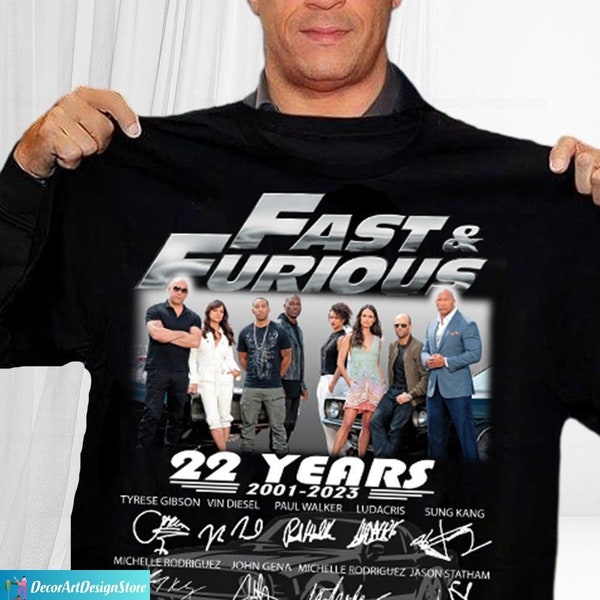 Fast and Furious Anniversary Shirt - Etsy