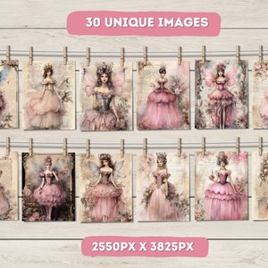 Christmas Pink Sugar Plum Fairy Clipart Bundle | Ballet Clipart | Png ...