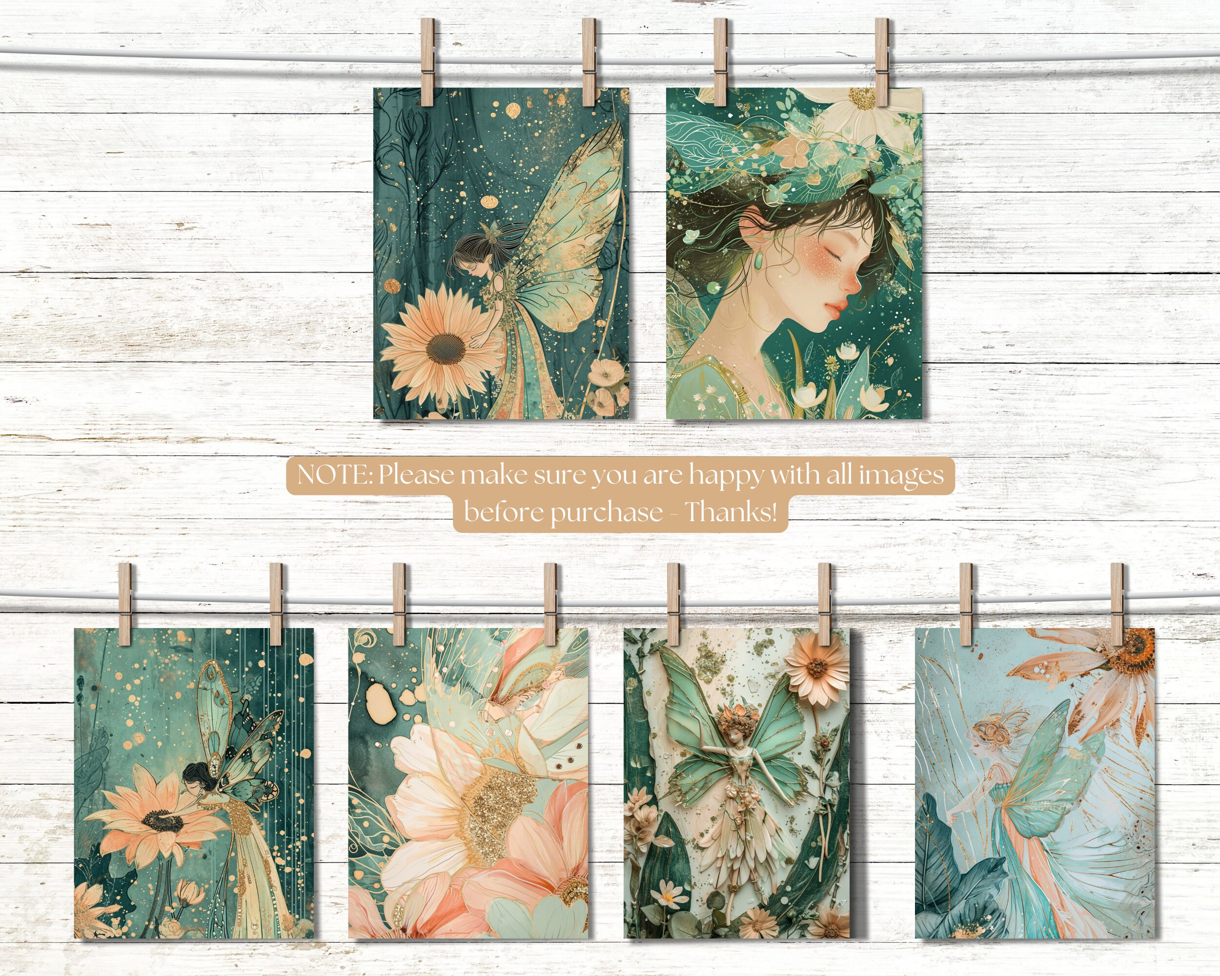 Fairy Forest Junk Journal Pages Instant Download Digital Scrapbook ...