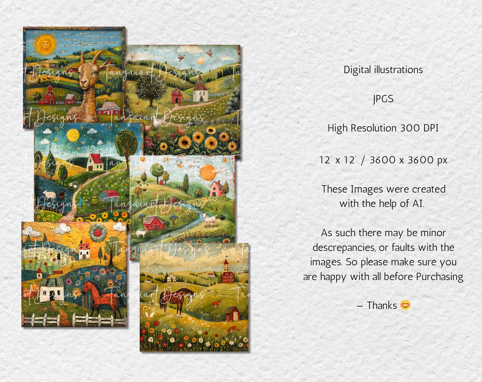 Whimsical Clipart Old Mcdonald Had a Farm Nursery Rhymes Digital ...