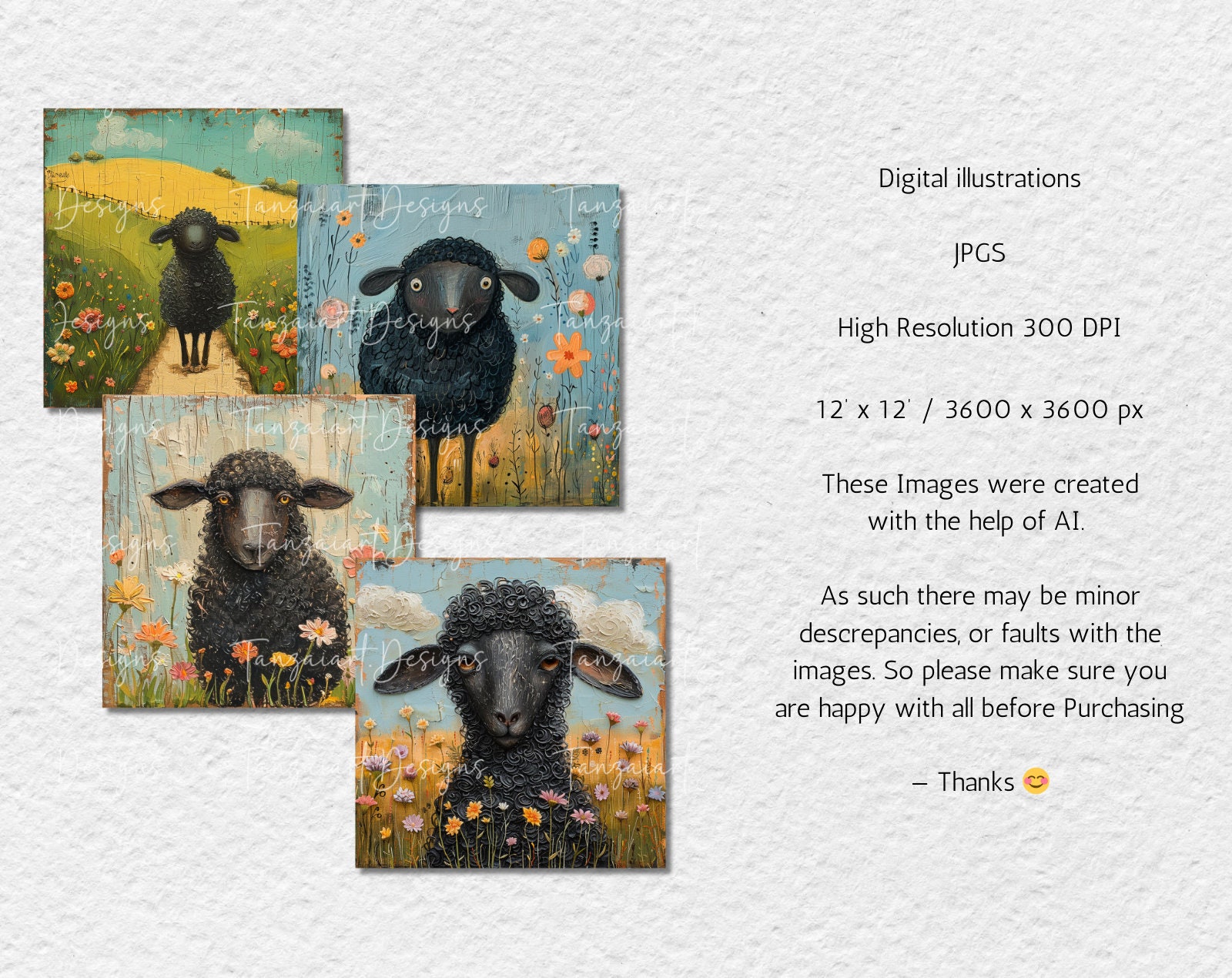 Whimsical Clipart Baa Baa Black Sheep Nursery Rhymes Digital Download ...