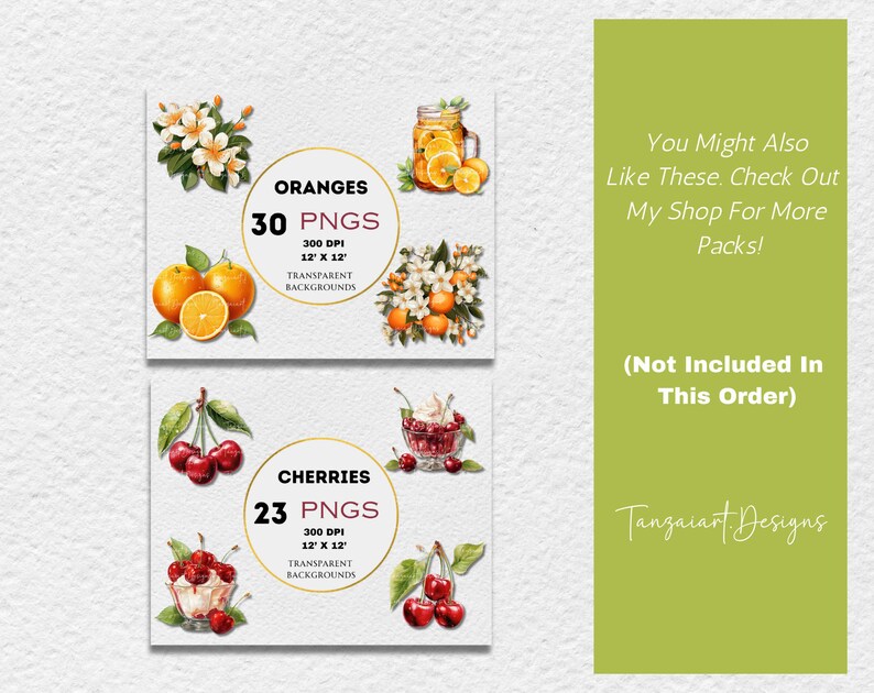 Watercolor Grapes Clipart 22 High-resolution Pngs for Scrapbooking ...