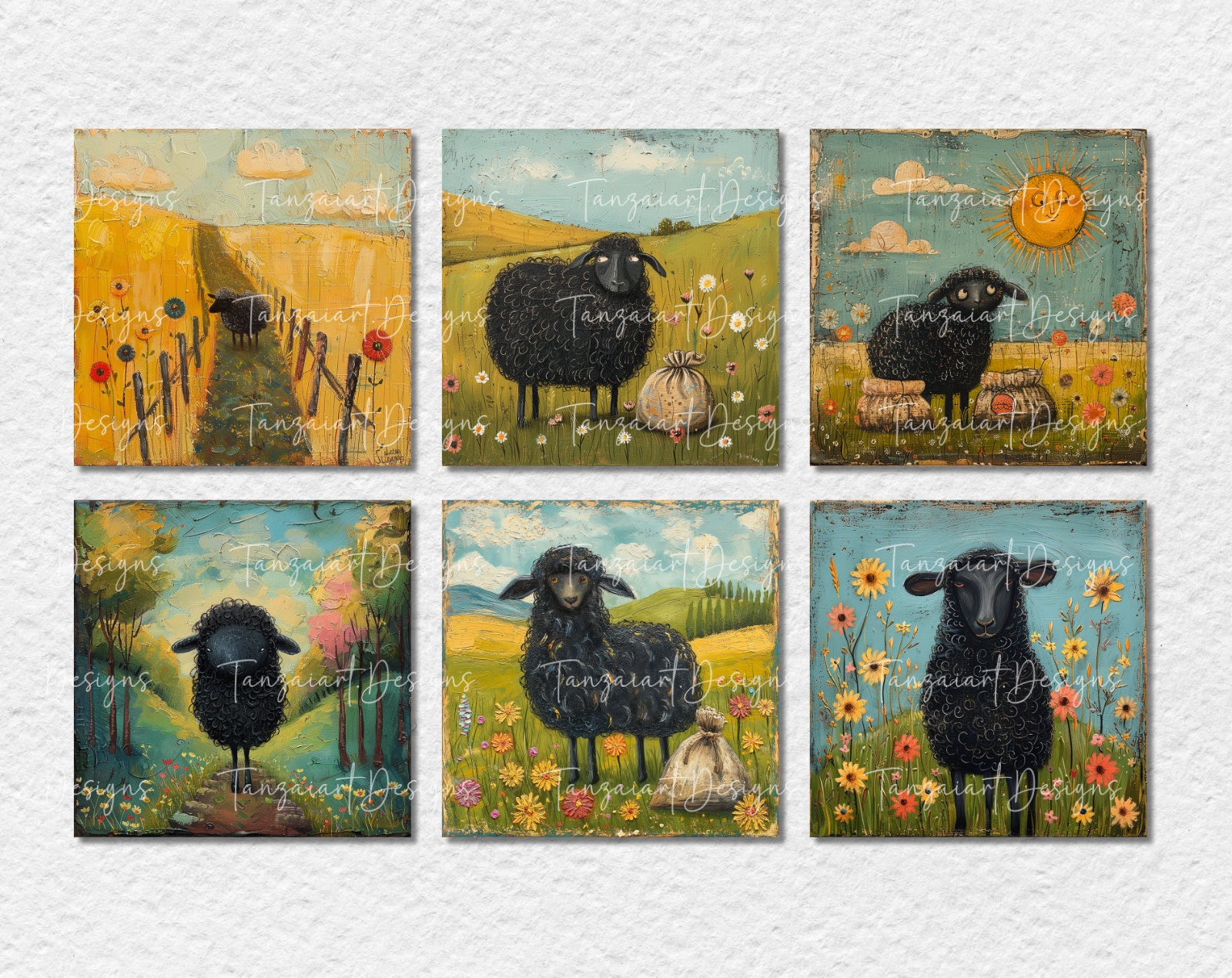 Whimsical Clipart Baa Baa Black Sheep Nursery Rhymes Digital Download ...