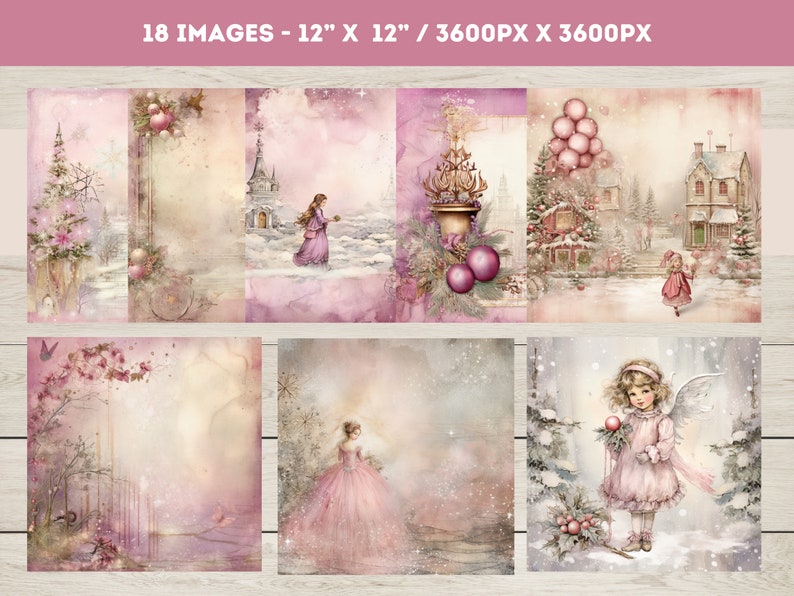 Christmas Pink Sugar Plum Fairy Clipart Bundle | Ballet Clipart | Png ...