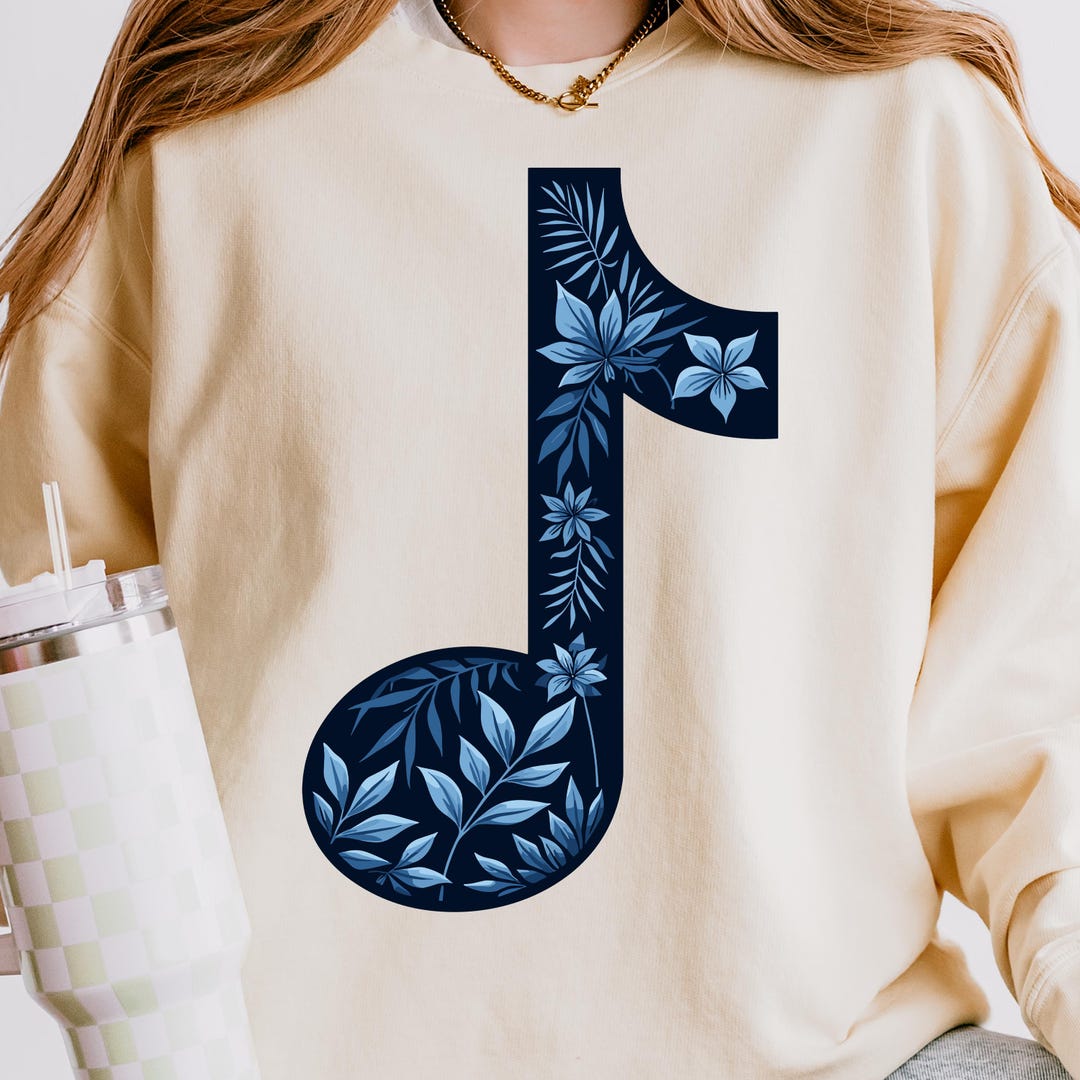 Floral Music Note Png, Music Note Png, Music Png, Musician Png, Music ...