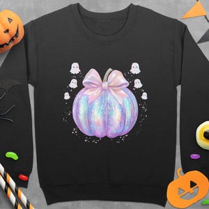 Pastel Disco Pumpkin Halloween PNG, Retro Digital Download, Spooky ...