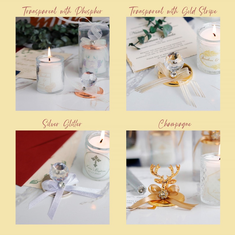 Custom Sea Shell Candle Favors for Weddings Ocean Theme Thank You Gifts ...