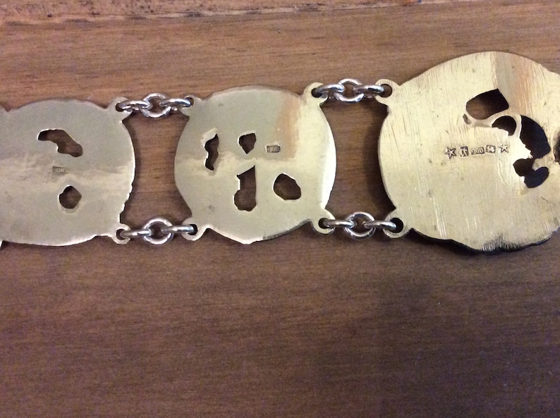 Rare Japanese Solid Silver Tiger Dragon Belt - Solid 900 Silver - 28 ...