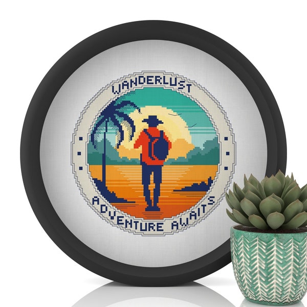 Wanderlust Patch - Etsy