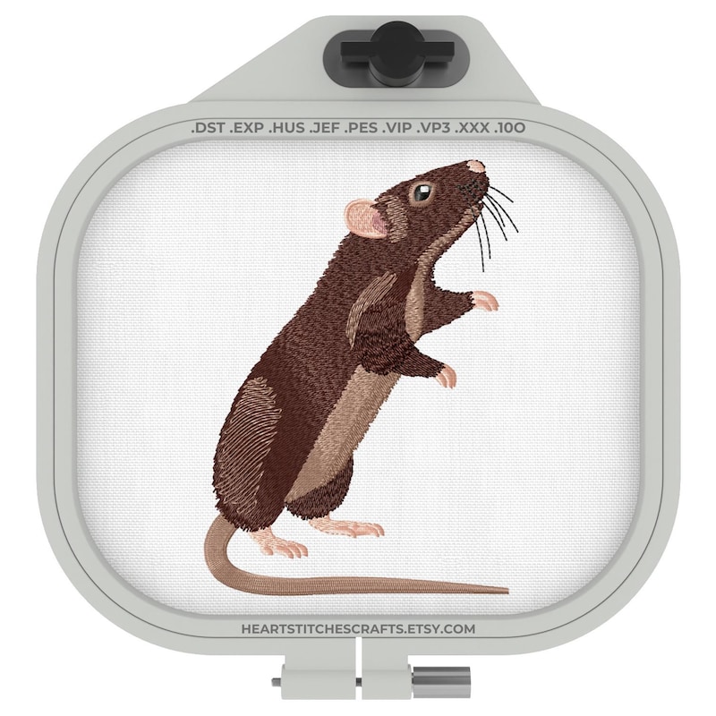 Rat Embroidery - Etsy