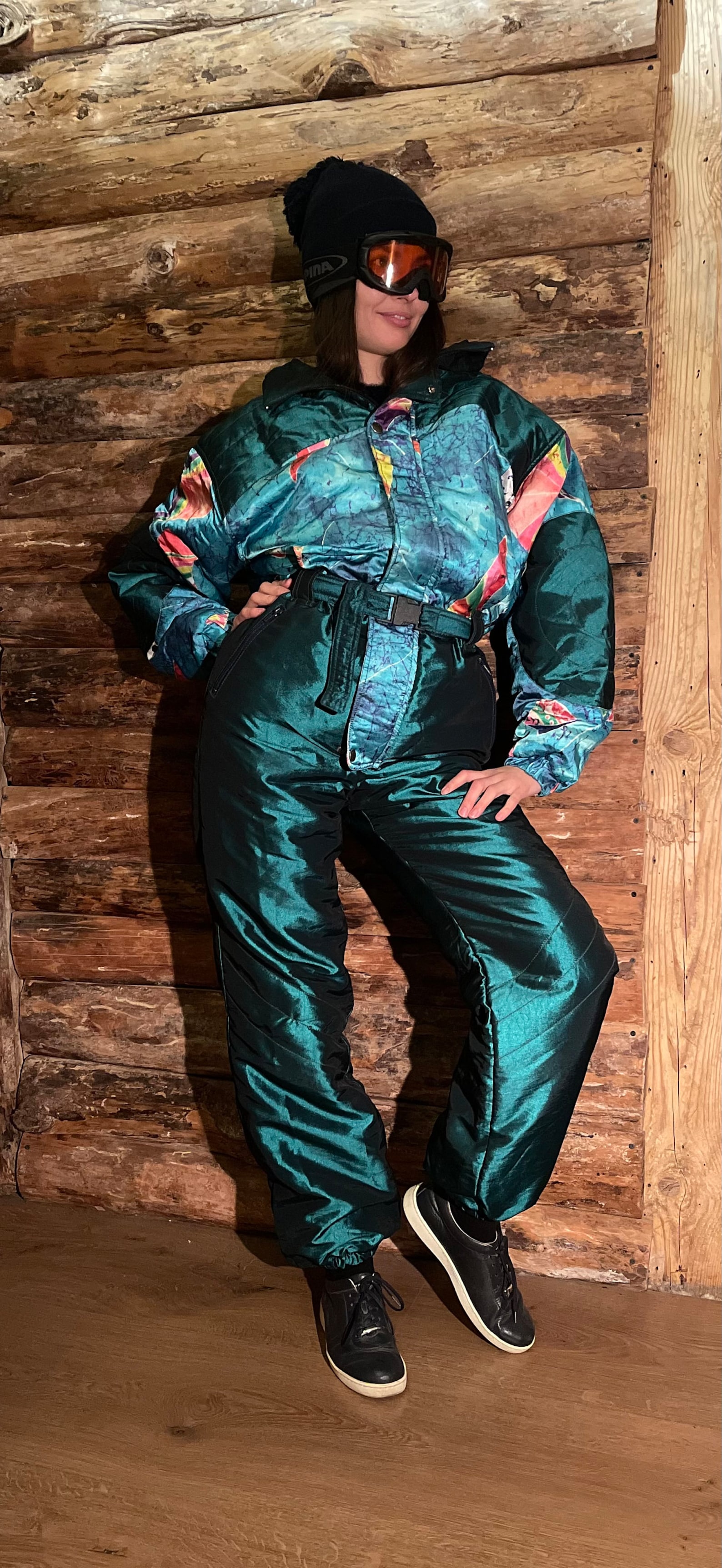 Ski Suit M Winter Vintage Snowboard Skianzug Snowsuit Ski Overall ...