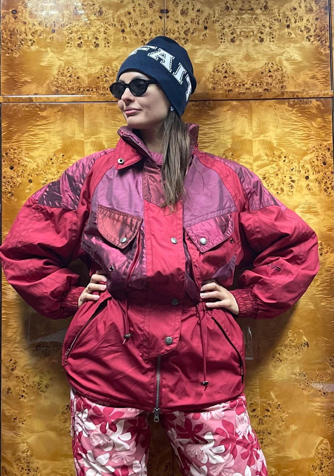 Vintage EVF Sports Trekking Ski Snowboard Jacket Insulated XL Retro 90s ...