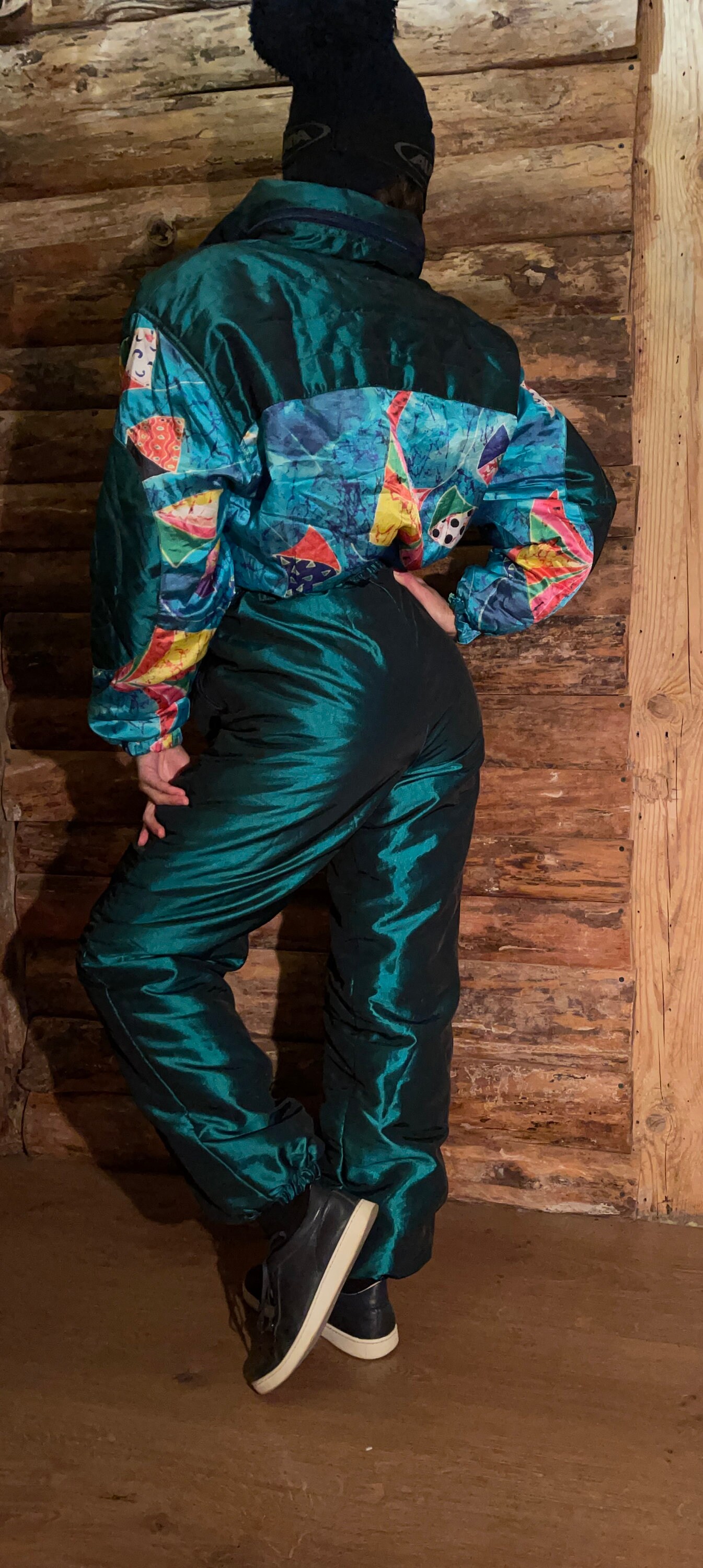 Ski Suit M Winter Vintage Snowboard Skianzug Snowsuit Ski Overall ...